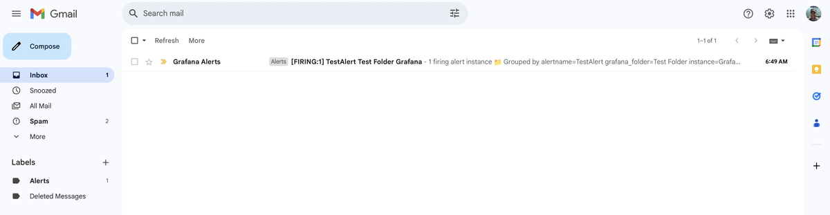 How I Set Up Grafana Email Alerts with Gmail, Cloudflare, and Kubernetes